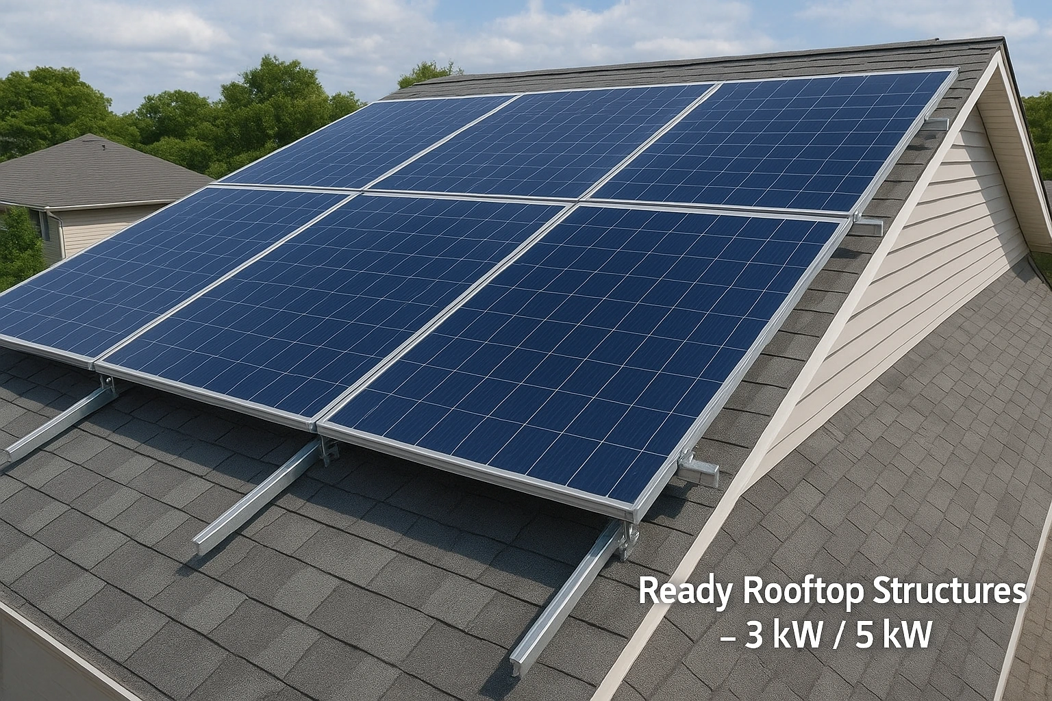 Ready Rooftop Structures – 3 kW / 5 kW - NUVO